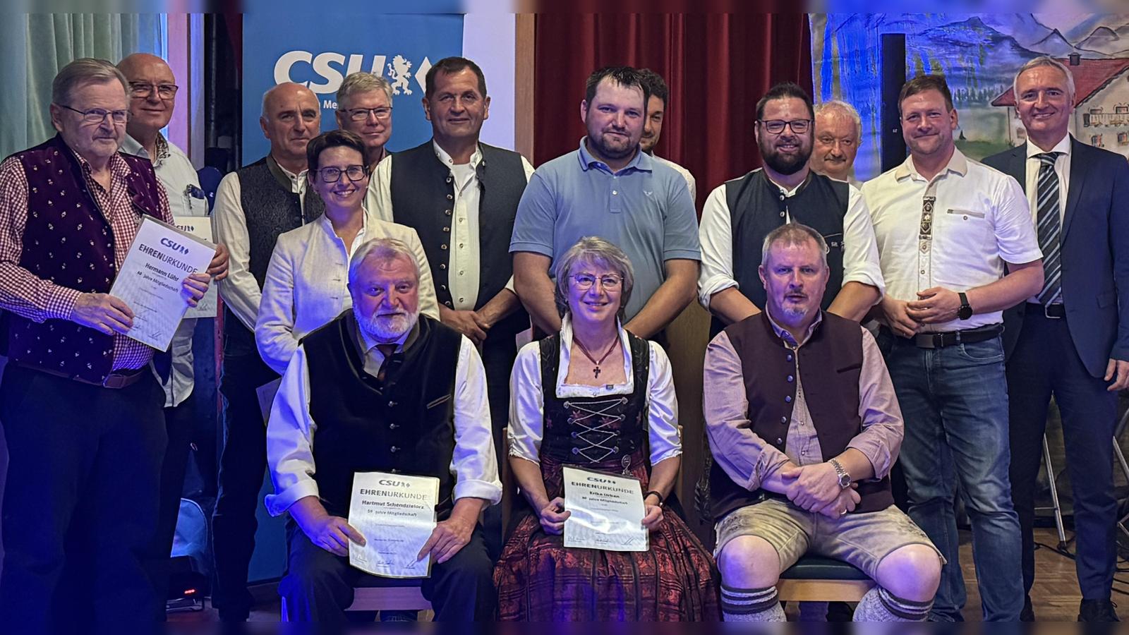 Oktoberfest der CSU-Ortsverbände Seugast, Freihung, Großschönbrunn ...